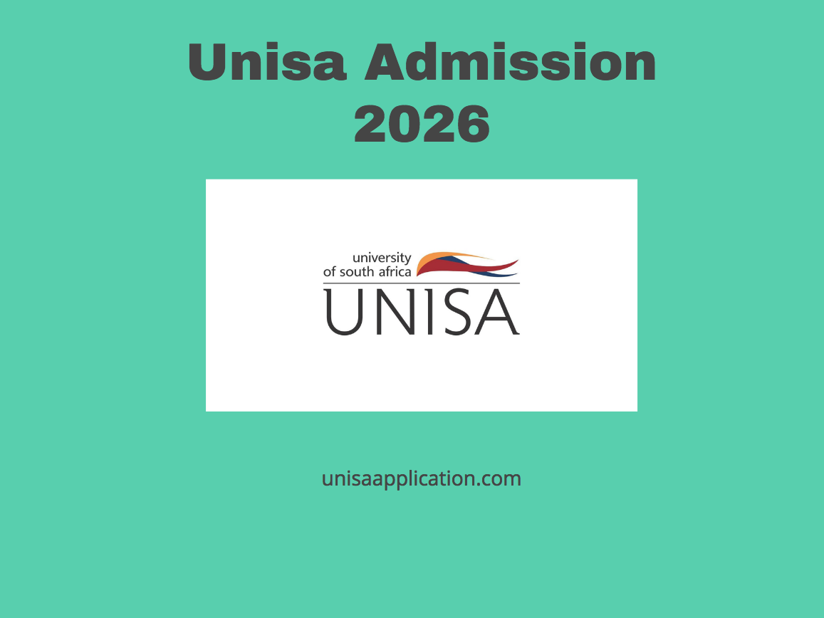 Unisa Admission 2026 - UNISA Application 2026