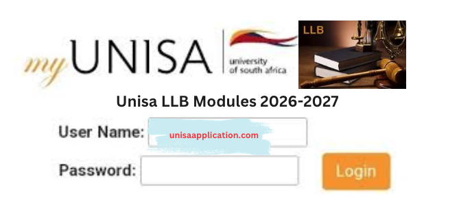 Unisa LLB Modules 2026-2027 - UNISA Application 2026