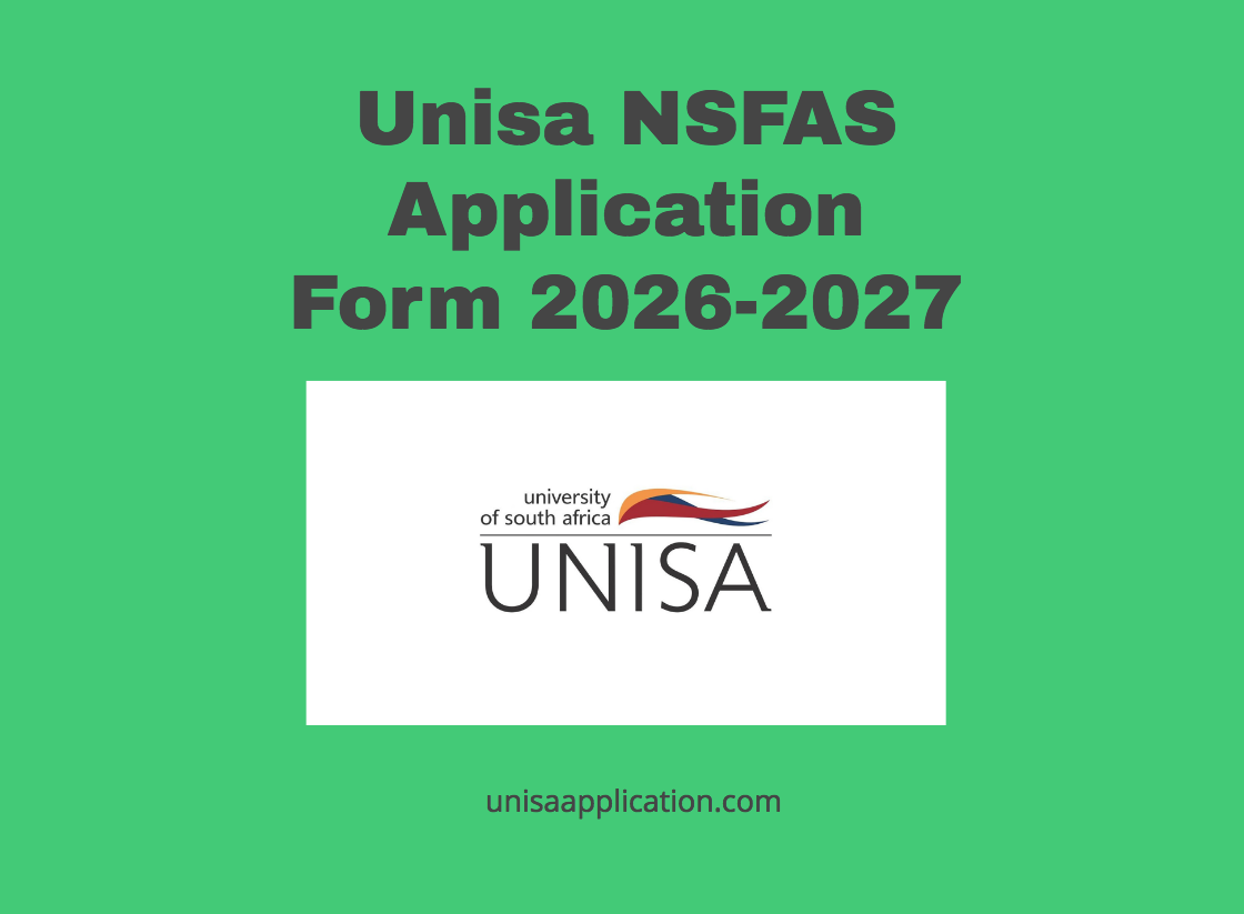 Unisa NSFAS Application Form 2026-2027 - UNISA Application 2026