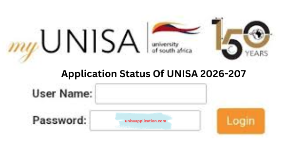 Application Status Of UNISA 2026-2027 - UNISA Application 2026