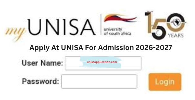 Apply At UNISA For Admission 2026-2027 - UNISA Application 2026