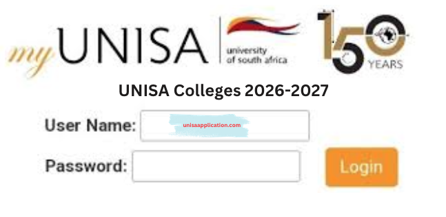UNISA Colleges 2026-2027 - UNISA Application 2026