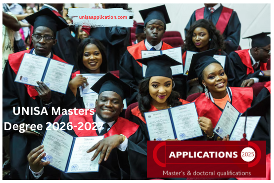UNISA Masters Degree 2026-2027 - UNISA Application 2026