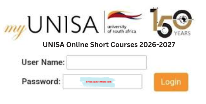 UNISA Online Short Courses 2026-2027 - UNISA Application 2026