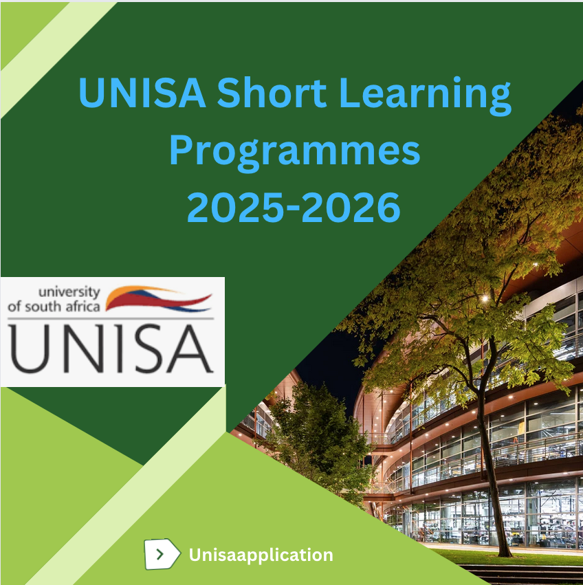 UNISA Short Learning Programmes 2025-2026 - UNISA Application 2025