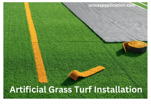 Artificial Grass Turf Installation - UNISA Application 2025