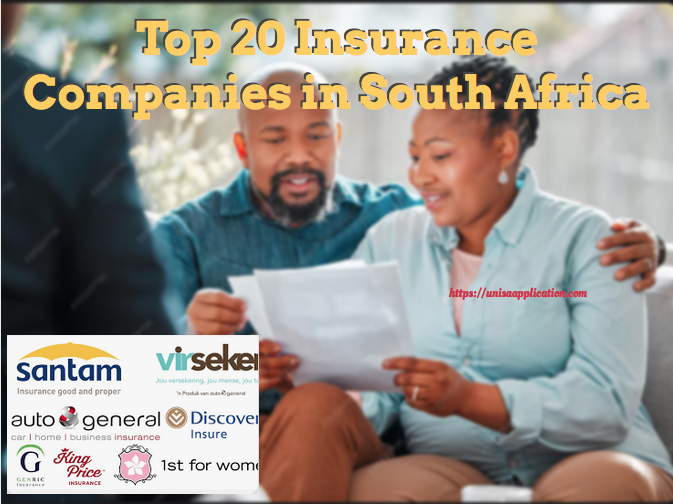Top 20 Insurance Companies in South Africa - UNISA Application 2026